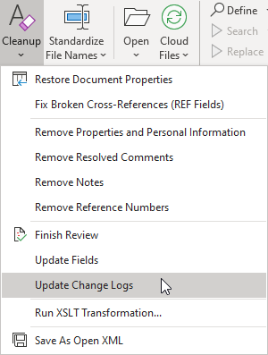 Update Change Log – DokuMate